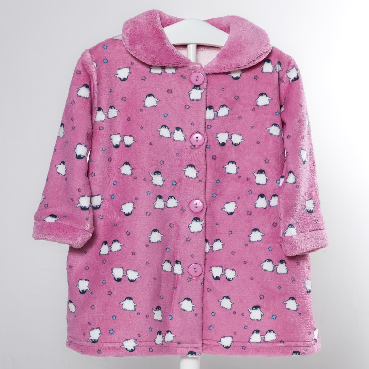 Bata de coralina para bebé KINANIT pingüinos 525708320 – elesanbebé
